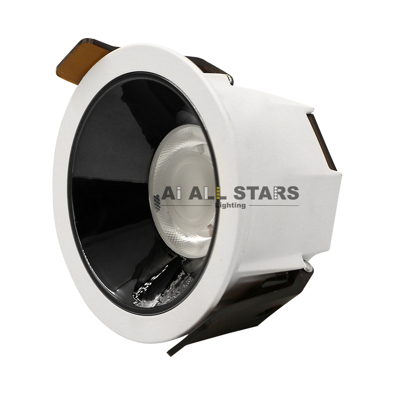 Dimmable Cob Recessed Ceiling Lamp Anti Glare Trimless Spotlight LED ...