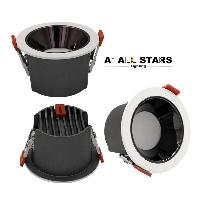 Tuya Smart Dimmable LED Spot Light Fixtures Embedded Anti-glare CCT RGB ...