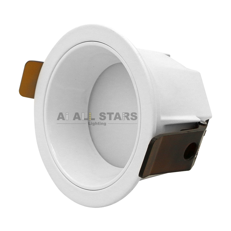 Dimmable Cob Recessed Ceiling Lamp Anti Glare Trimless Spotlight LED ...