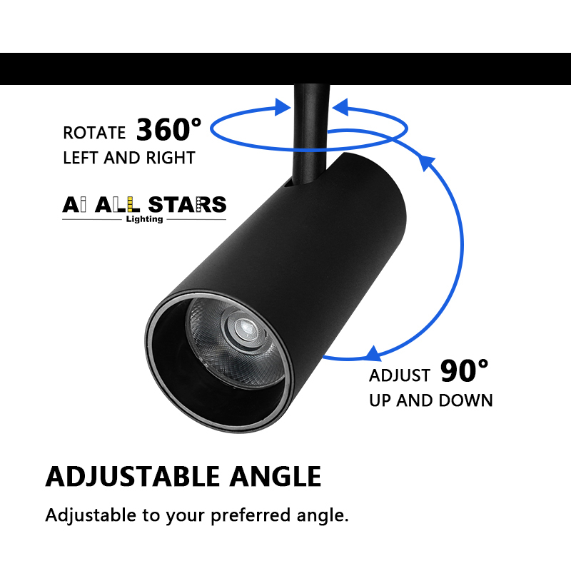 Competitive Price DC48V Magnetic Track Linear Spot Light System Modern ...