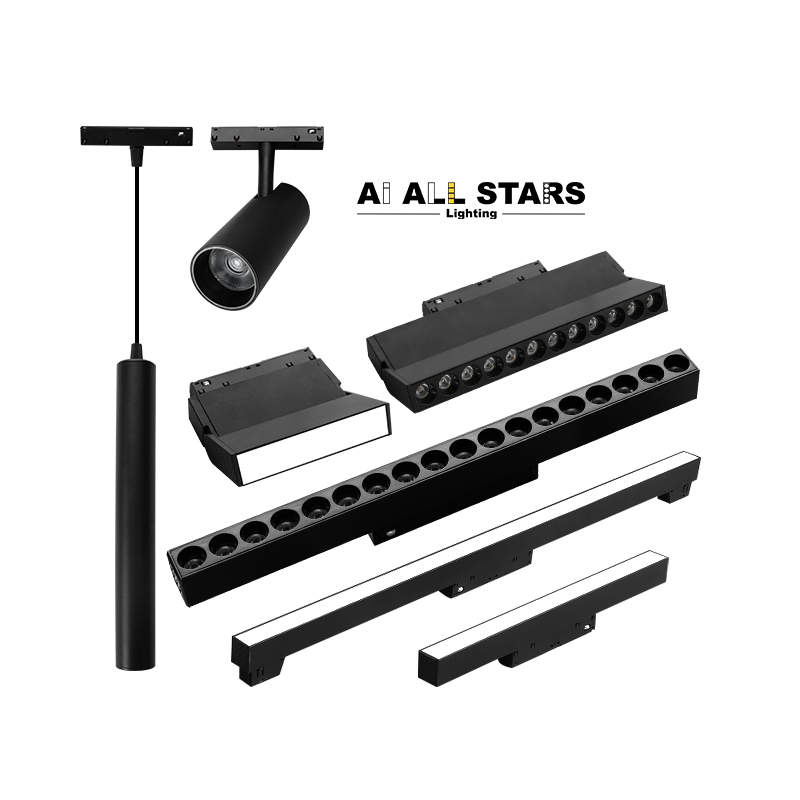 Competitive Price DC48V Magnetic Track Linear Spot Light System Modern ...