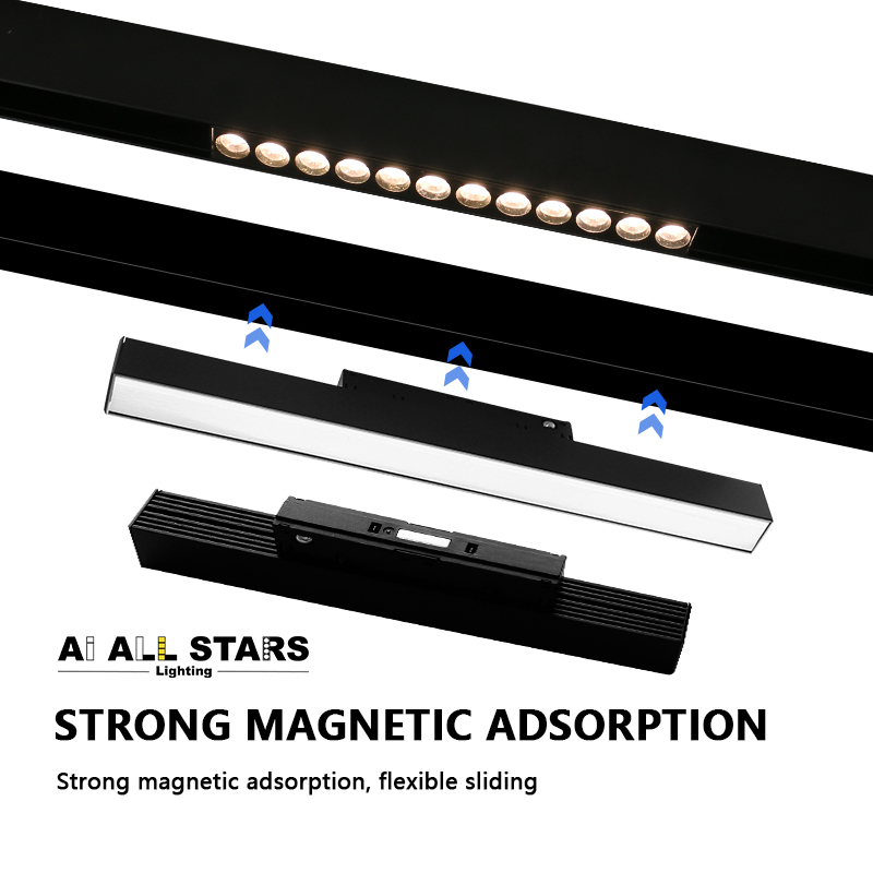 Competitive Price DC48V Magnetic Track Linear Spot Light System Modern ...