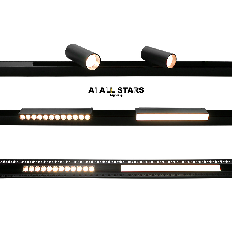 Competitive Price DC48V Magnetic Track Linear Spot Light System Modern ...