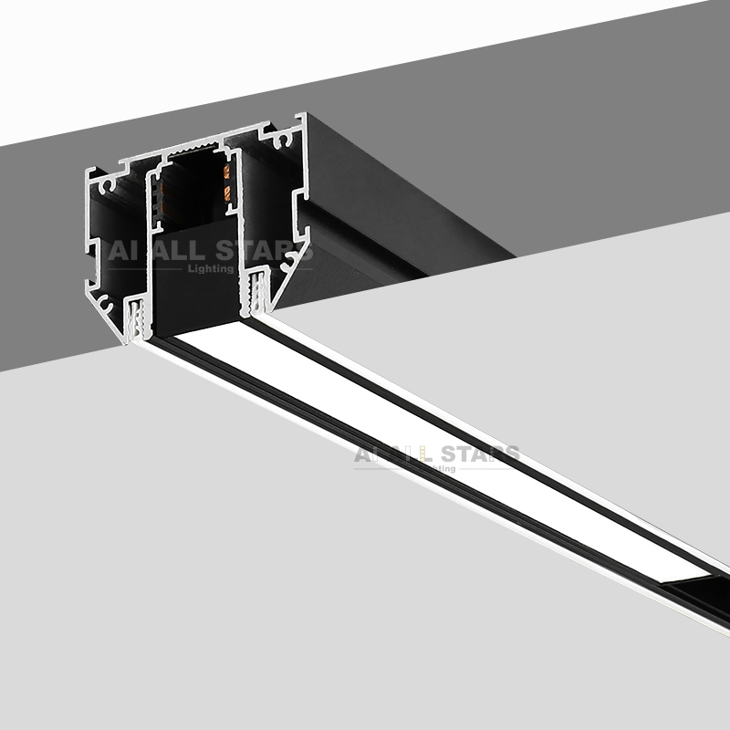 Stretch Ceiling Track Aluminum Profile Magnetic Track Lighting