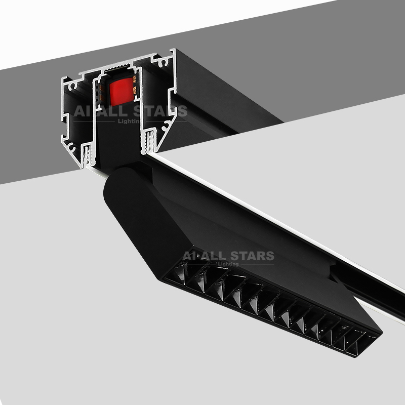 Stretch Ceiling Track Aluminum Profile Magnetic Track Lighting
