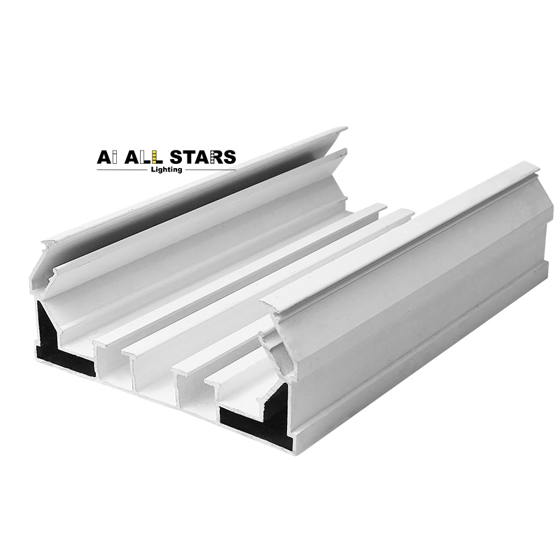 Custom Stretch Tension Fabric Ceiling Aluminium Profile Wall Built-in ...