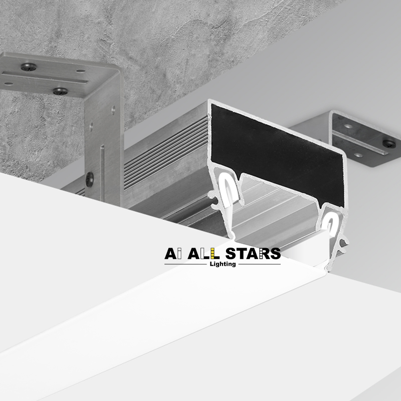 Wholesale Price 1m 2m 3m LED Aluminum Light Profile Stretch Tension ...