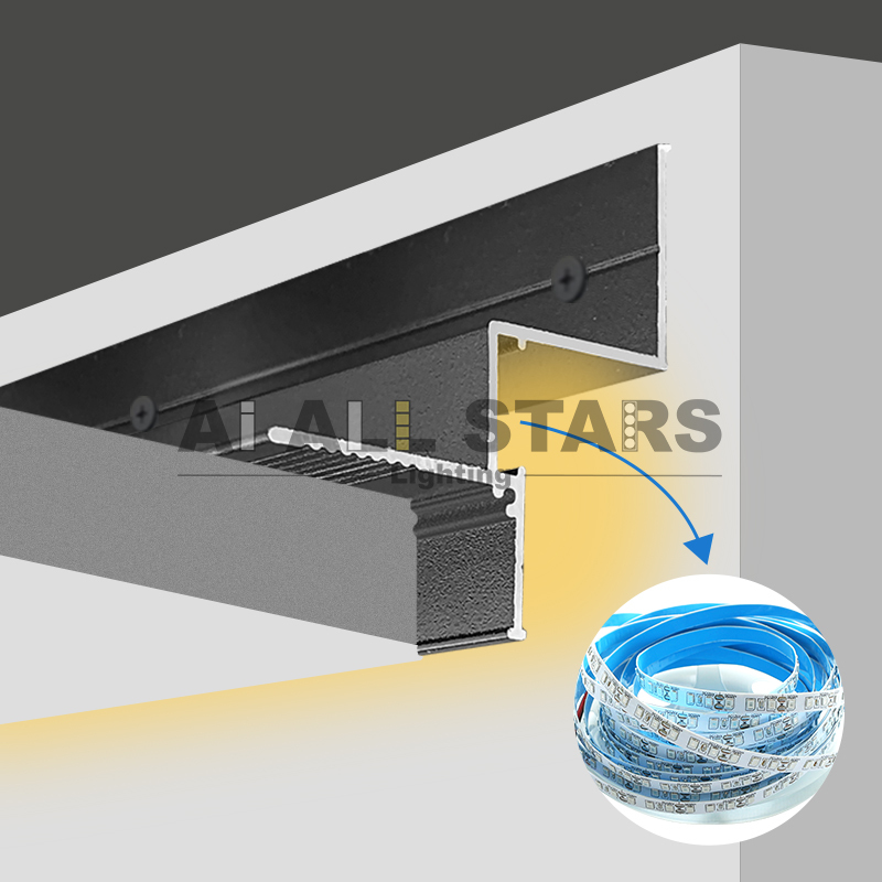 Recessed Mounted Ceiling Lighting Gypsum Hidden Drywall Plaster Led ...