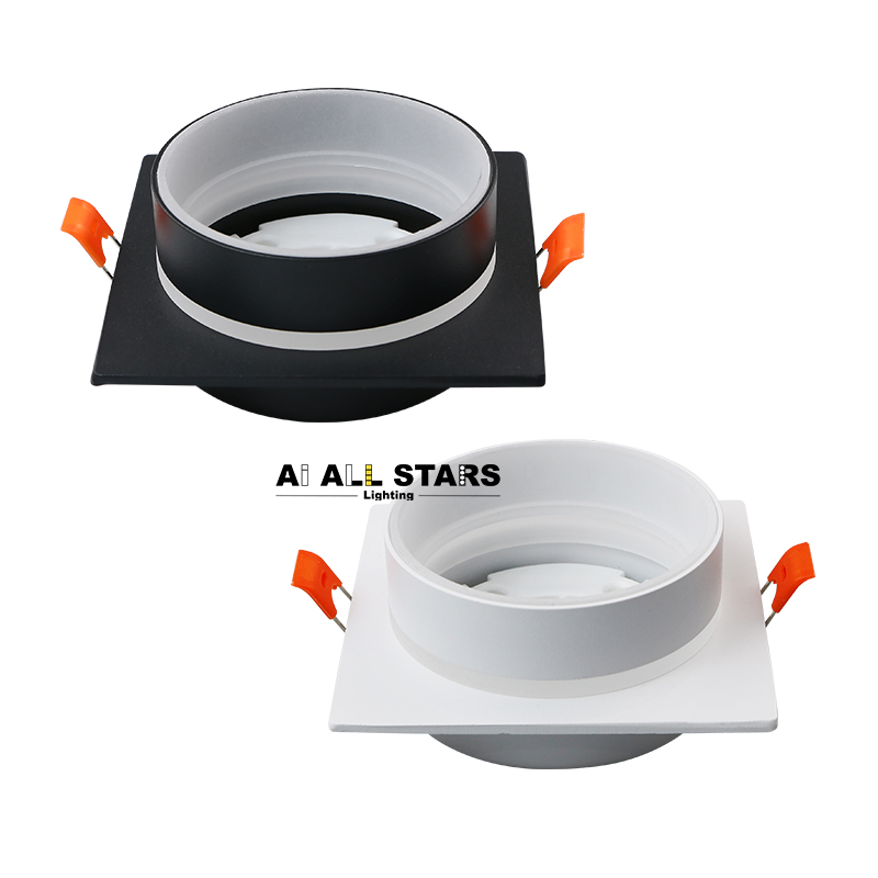 GX53 LED Lamp Fitting GX53 Down Light Frame Ceiling Fixture Recessed ...