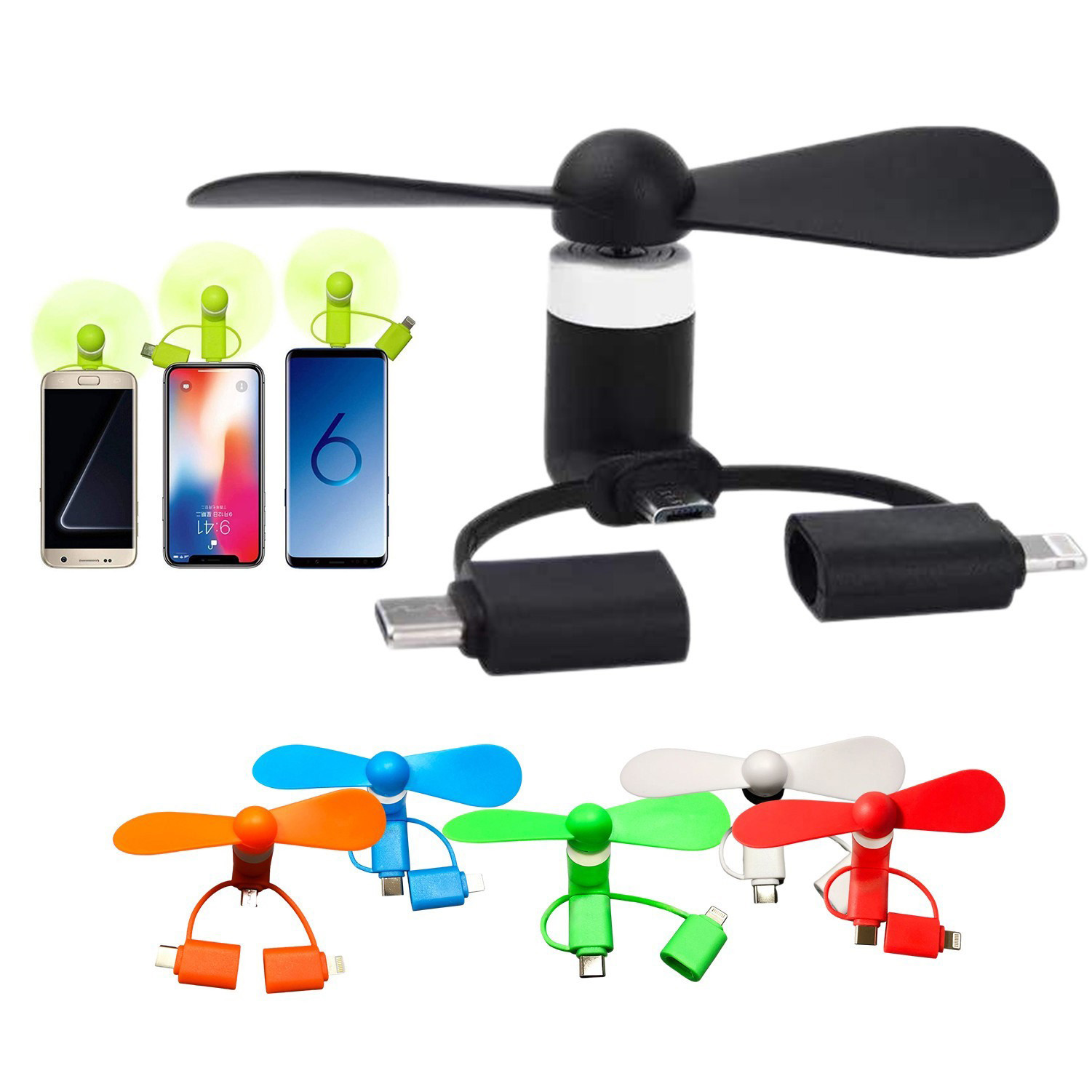 3-in-1 Mini Phone Fan,New products