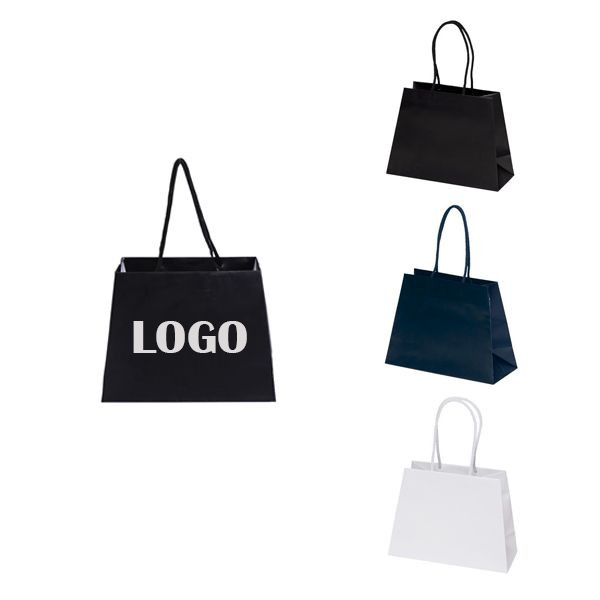 Large Inverted Trapezoid Paper Euro Tote Bag,Paper Bags