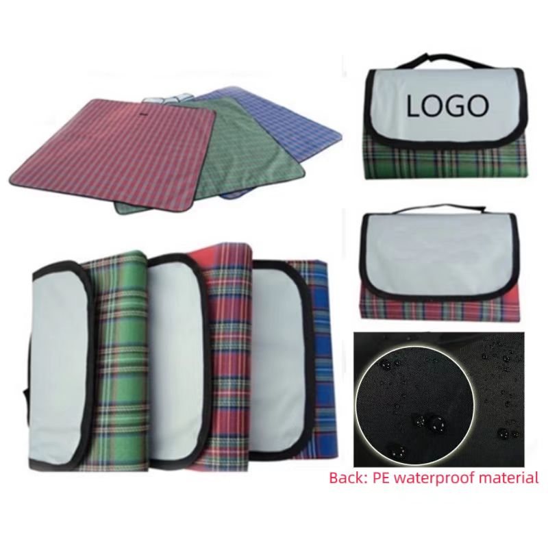 Foldable Picnic Mat(78 3/4" W x 78 3/4"H),Blankets