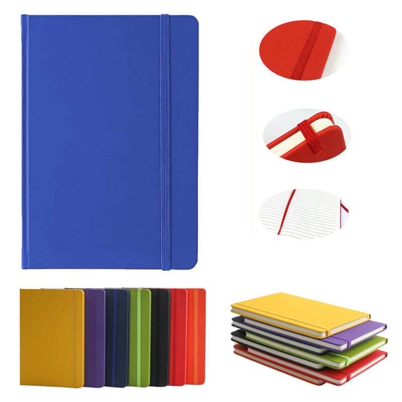 A5 Hard Cover Elastic Band Notebook,Notebooks