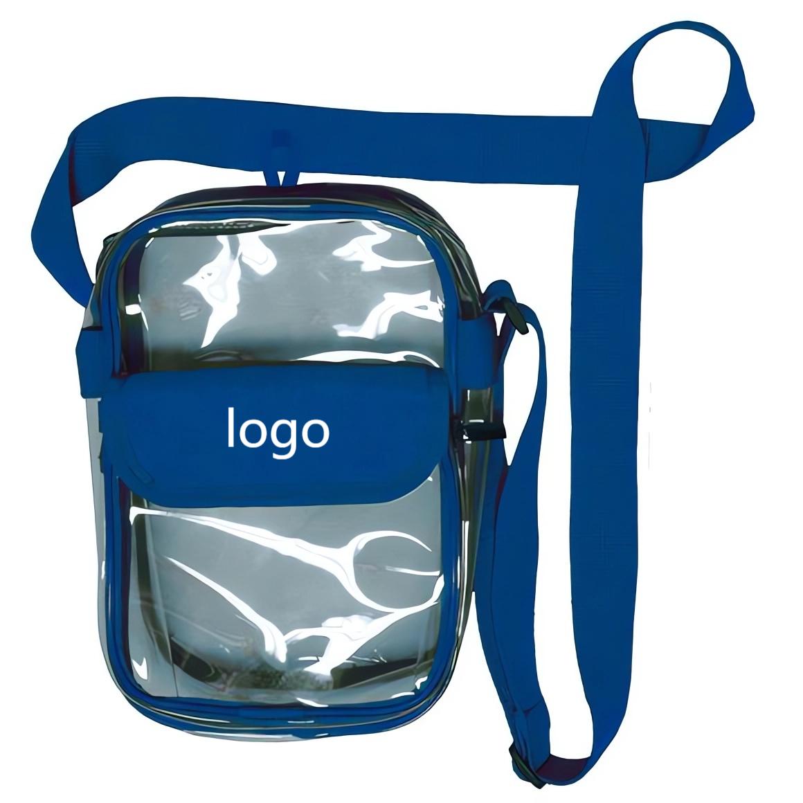 Waterproof Clear-View Crossbody Stadium Bag,Clear Stadium Bags