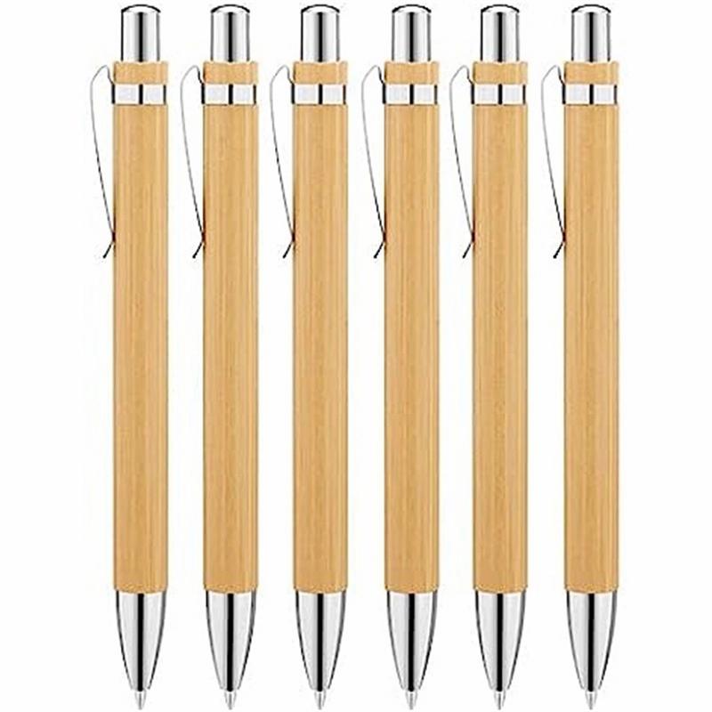 Bamboo Retractable Ballpoint Pen,New products