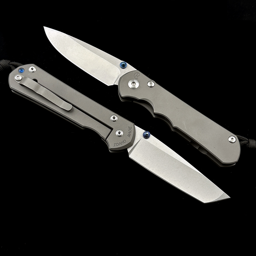 Chris Reeve 21TH/25TH Anniversary Titanium Handle Folding Knife