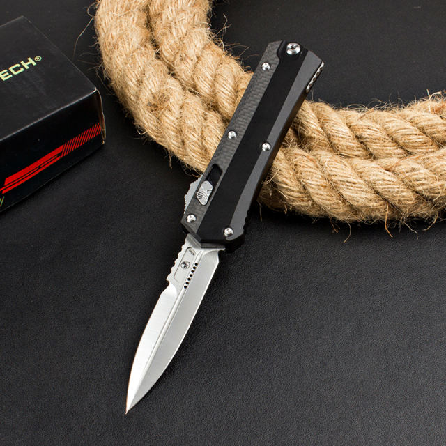 2023 Microtech carbon fiber GLYKON Automatic knife