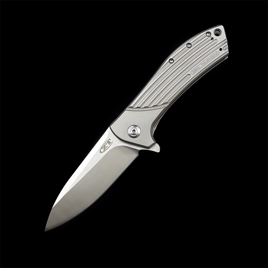 ZT 0801 TODD REXFORD Steel Handle Folding Knife