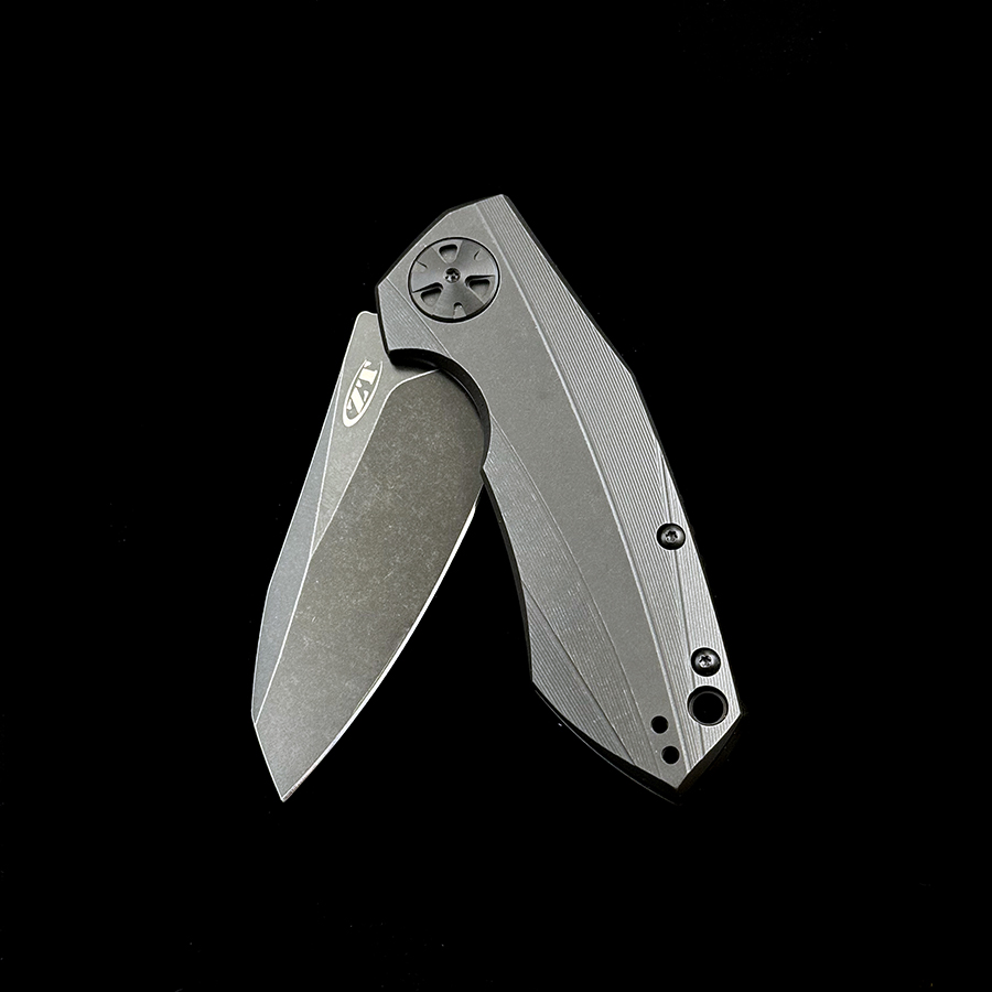 ZT 0456 Ceramics Bearing Folding Knife Mark 204P Titanium Handle ...