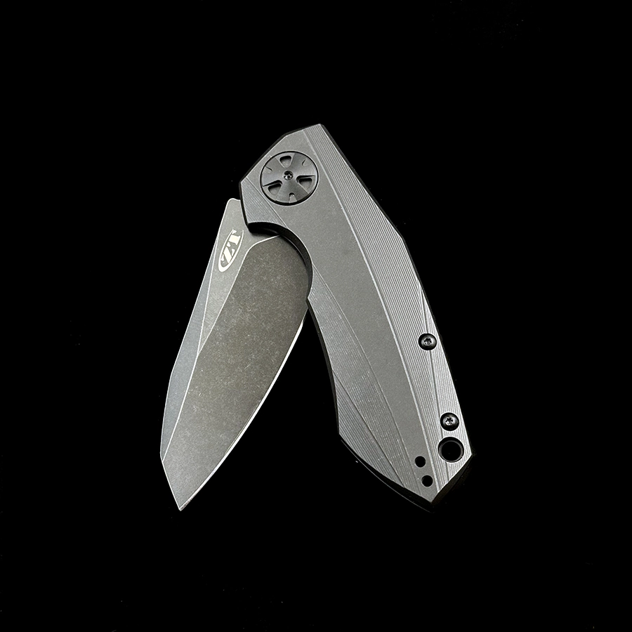ZT 0456 Ceramics Bearing Folding Knife Mark 204P Titanium Handle ...