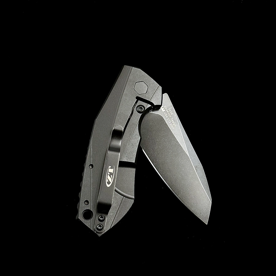 ZT 0456 Ceramics Bearing Folding Knife Mark 204P Titanium Handle ...