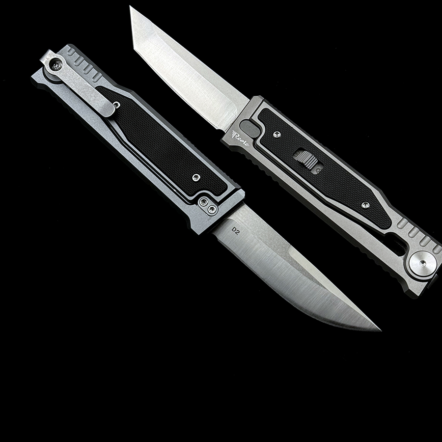 REATE Gravity Knife D2 Aluminium + G10 Handle Tactical Fishing Pocket ...