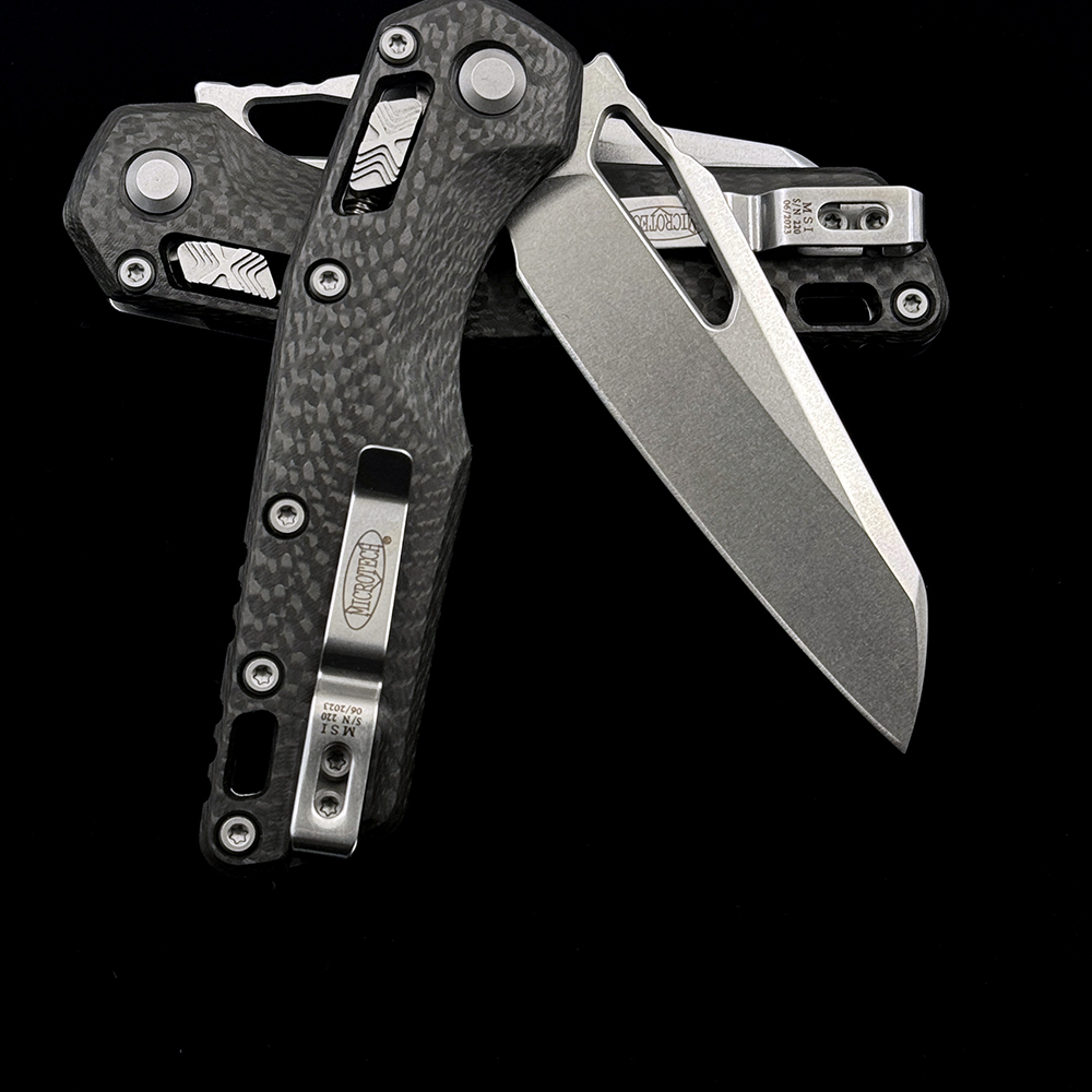 MT MSI RAM-LOK Manual Carbon fiber Handle M390MK Blade Tactical Folding ...
