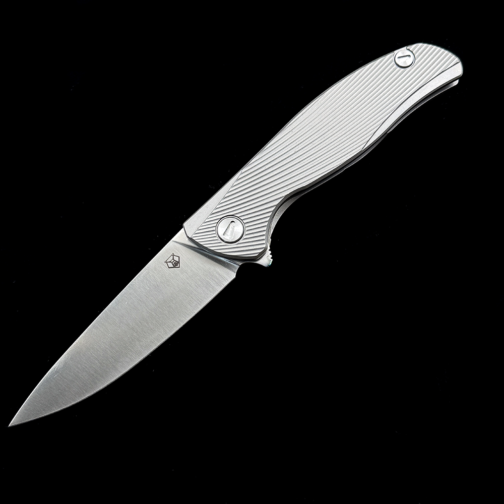 Shirogorov F95 Icebreaker Ball Bearing Titanium Handle m390 Blade Knife