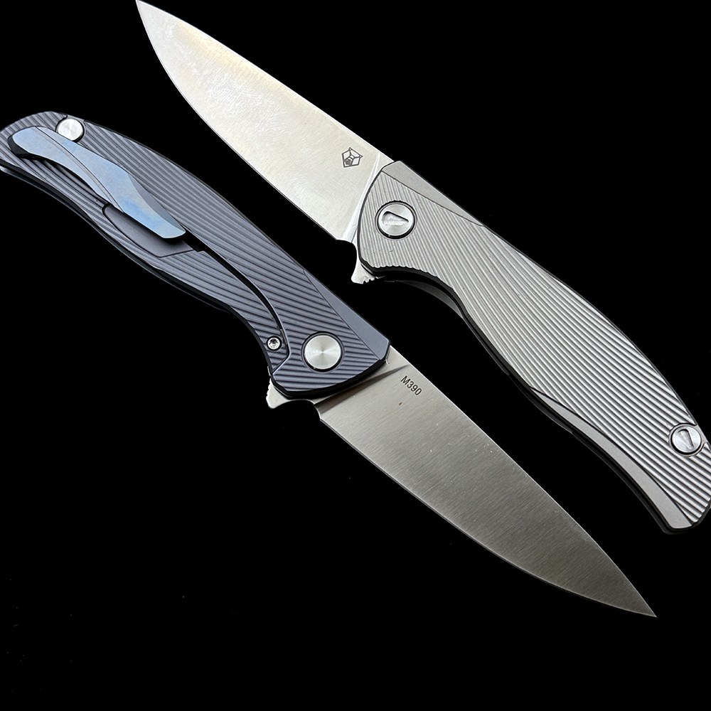 Shirogorov F95 Icebreaker Ball Bearing Titanium Handle m390 Blade Knife