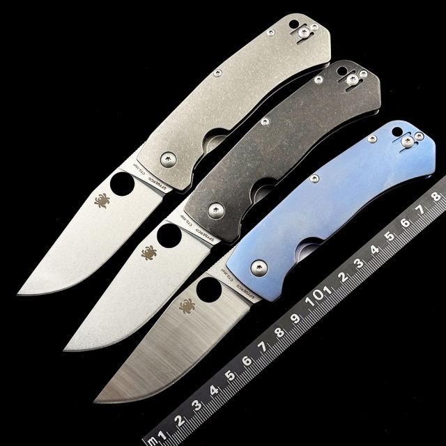 C186TIP Slysz Bowie CTS XHP Titanium Knives