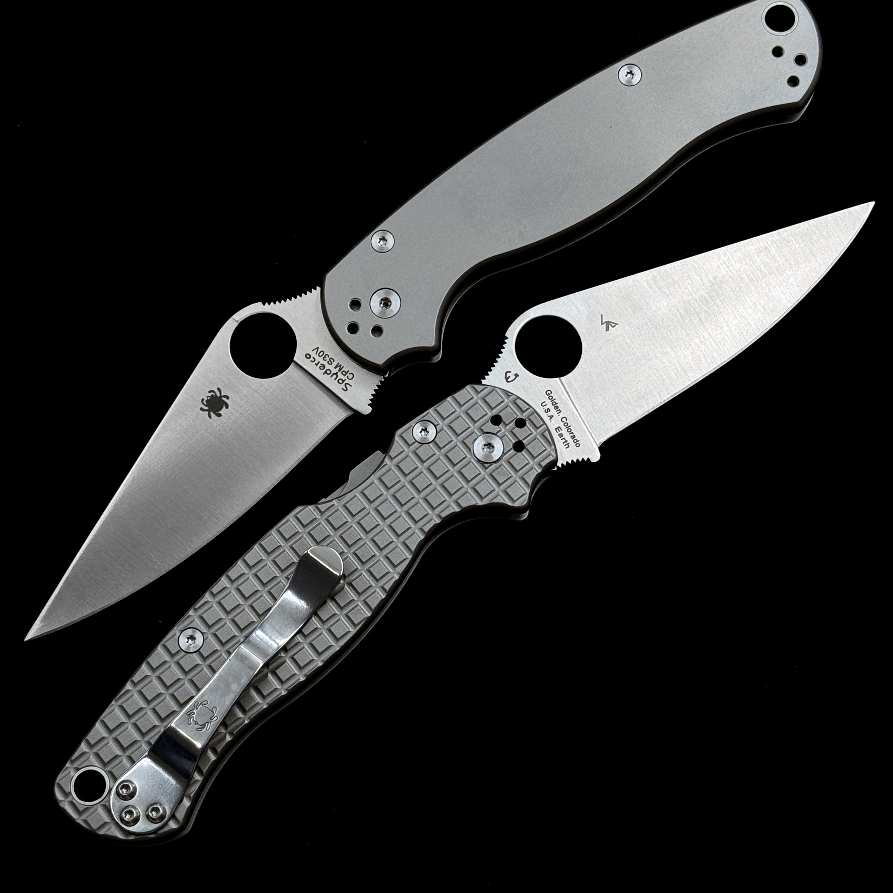 C81 TC4 PM 2 bearing Folding Knife