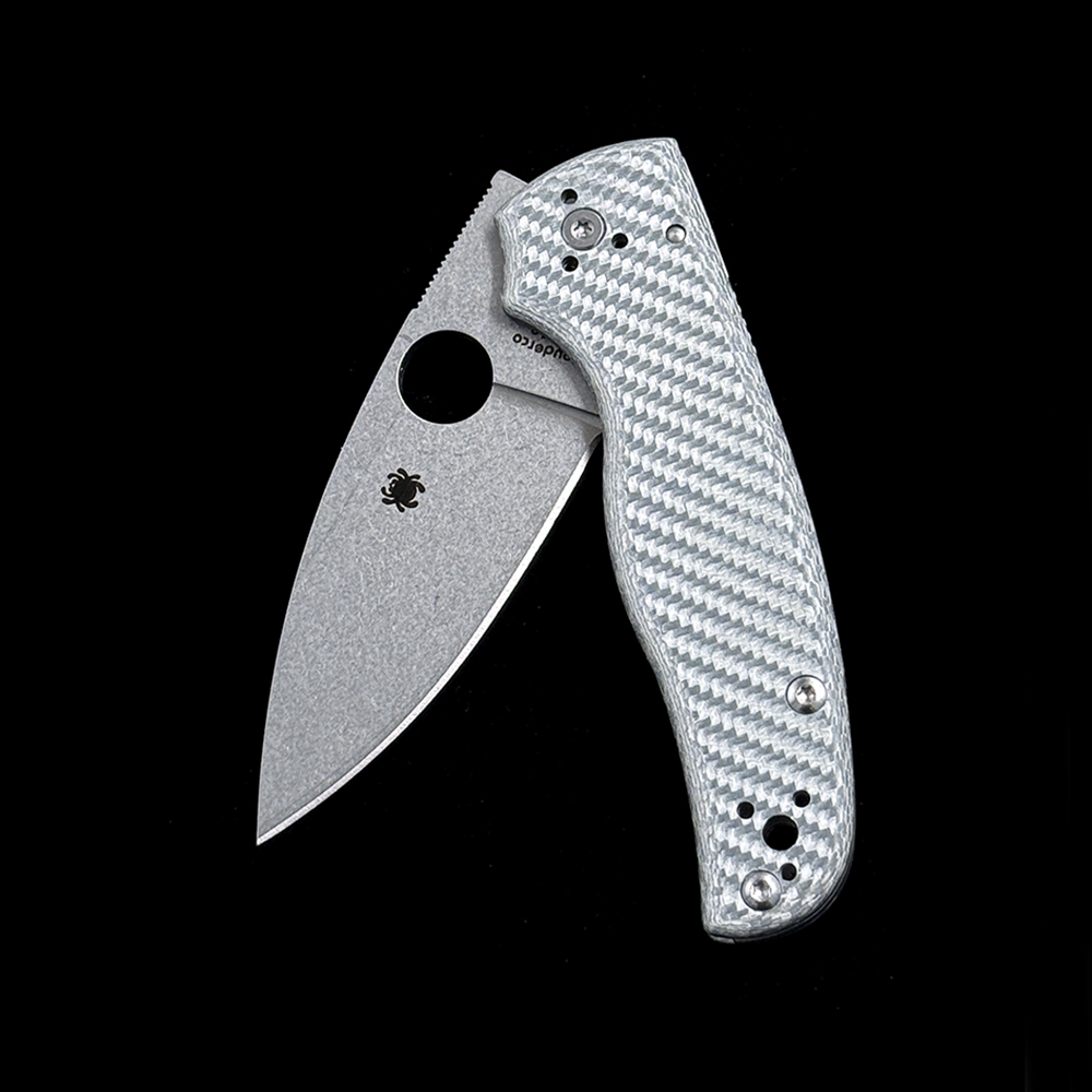 Promotion C229 Carbon fiber 100% VG-10 Stone Wash blade Shaman Folding ...