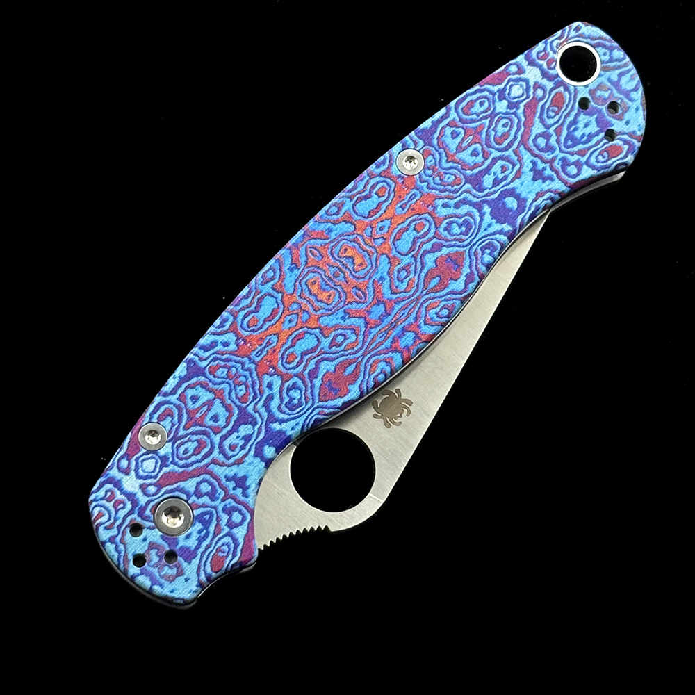 2025 NEW C81 Paramilitary 2 Aluminum Bearings Folding Knife