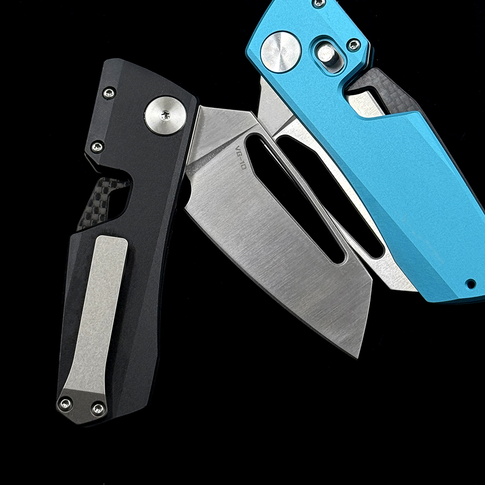 WT B4 %100 VG-10 Blade（With logo）Magnet Inside Aluminum Folding Knife