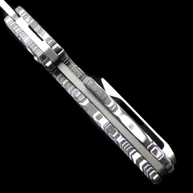 WT blade B4 Magnet Inside G10 Dam-pattern handle %100 VG10 blade ...