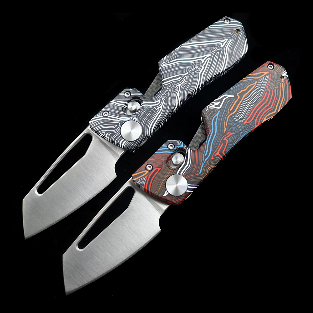 WT blade B4 Magnet Inside G10 Dam-pattern handle %100 VG10 blade ...