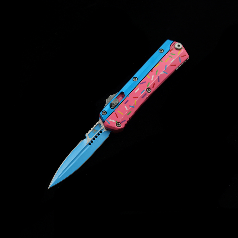 MINI Donut Pink GLYKON Zinc alloy handle Automatic knife