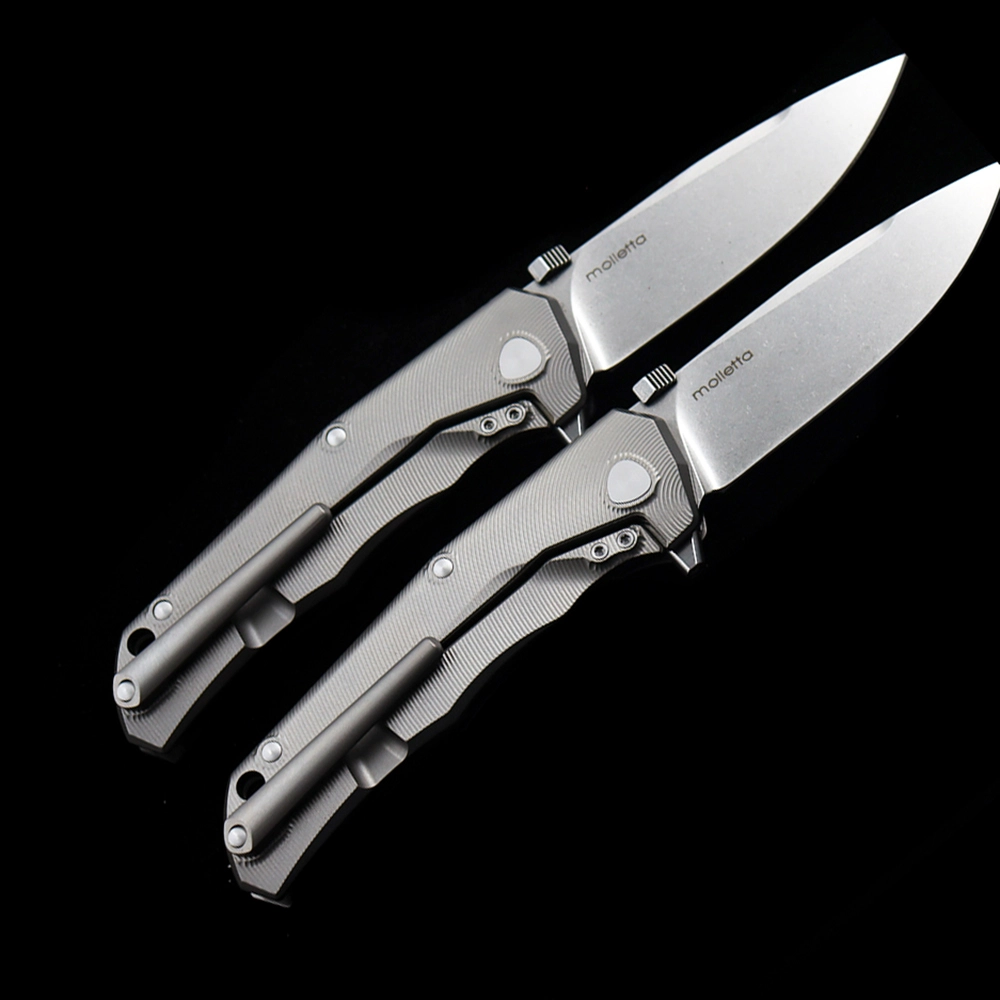 LionSteel TRE Three Rapid Exchange Folder M390 Blade Titanium Handles