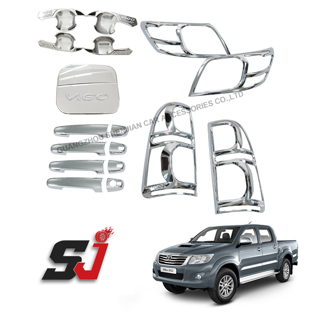 Toyota Hilux Vigo Accessories Manufacturer Chrome Body Kit|sjcar.net