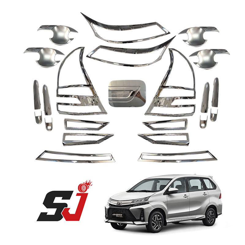 Car Chrome Kit for Toyota Avanza Accessories|sjcar.net