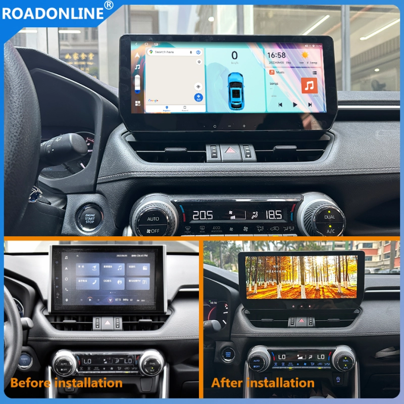 For TOYOTA RAV4 2020-2023 12.3 inch car radio Android 10 1920*720 8GB ...