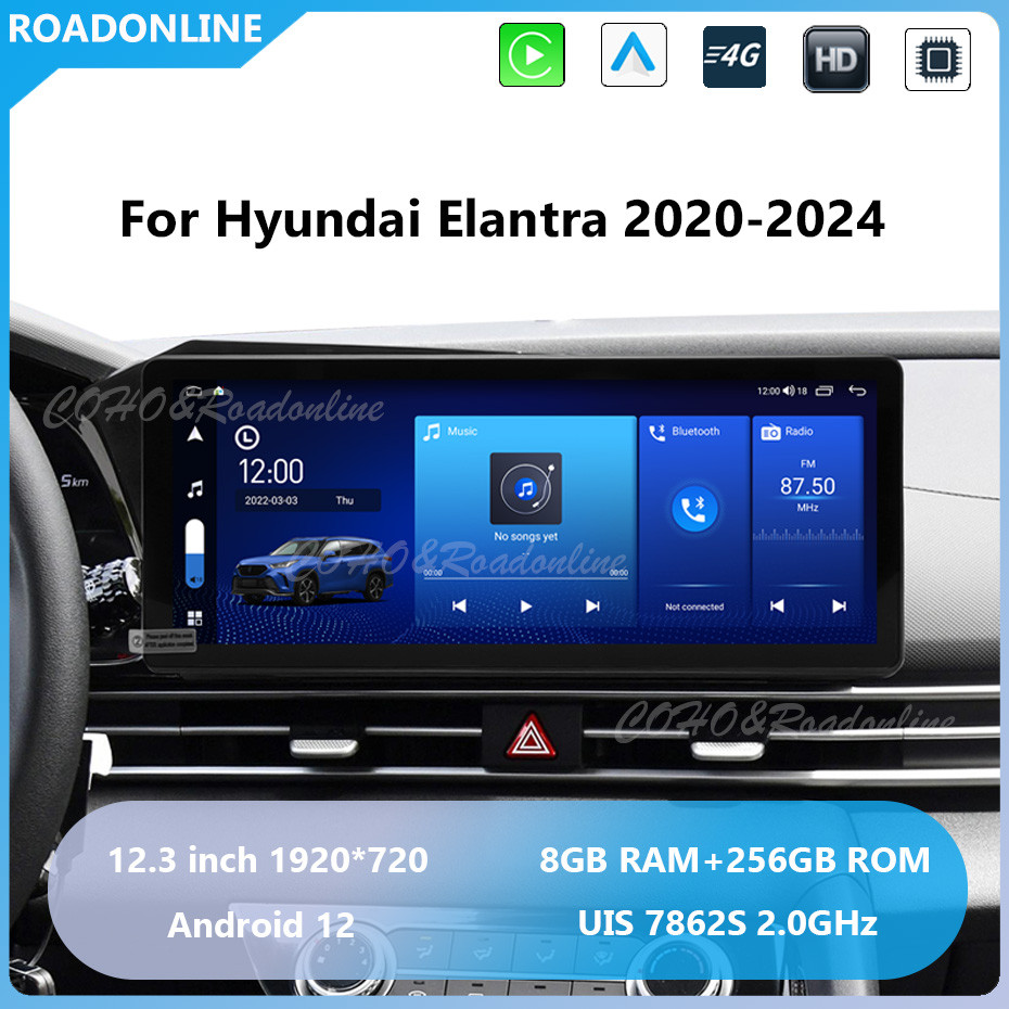 Android audio For Hyundai Elantra 2020-2024 Car radio Multimedia Player ...