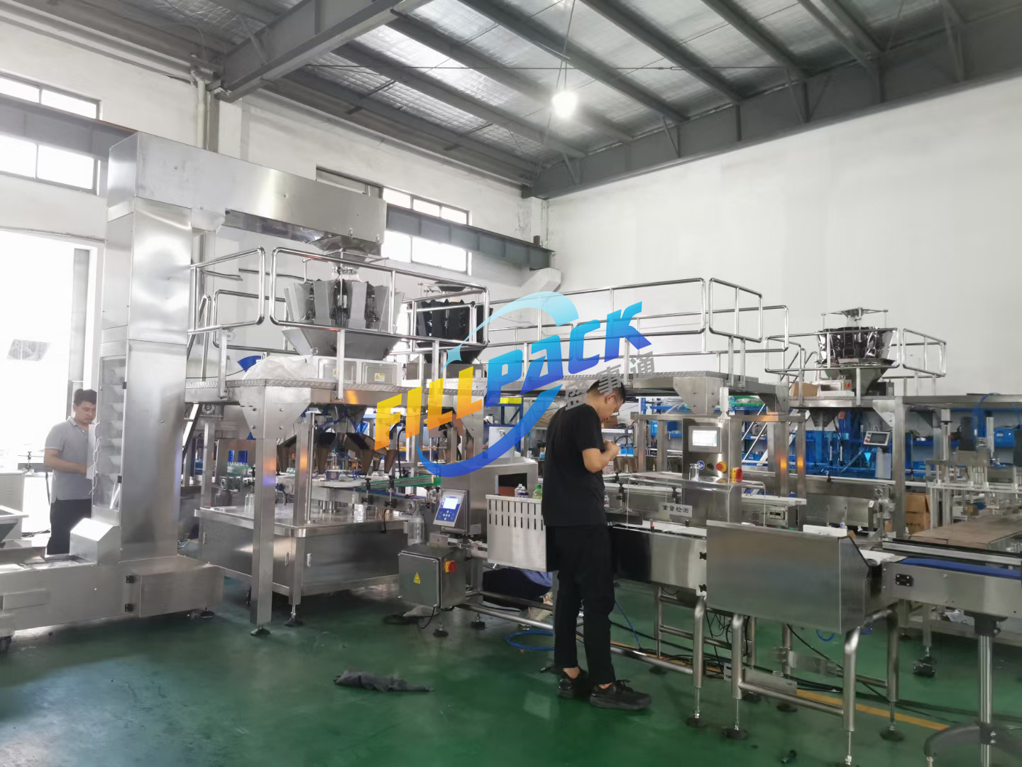 Jar Filling Line and Canning Line For nuts, candy, chews