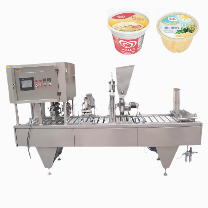 Ice Cube Cup Filling Capping Machine | Tube Ice Filling Machine ...