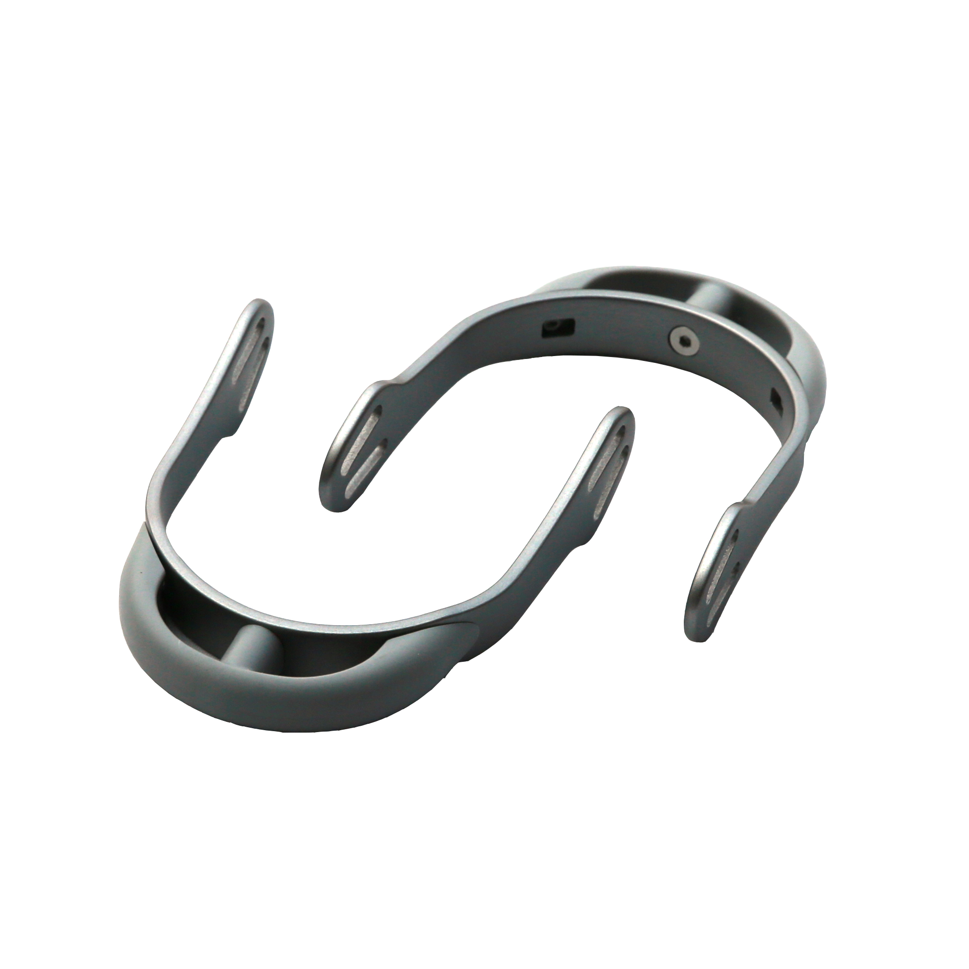 Soft impact aluminum spurs（Matt Grey）