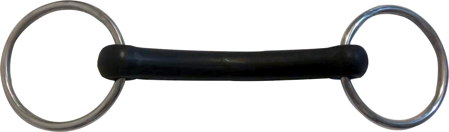 FLEXIBLE RUBBER SNAFFLE