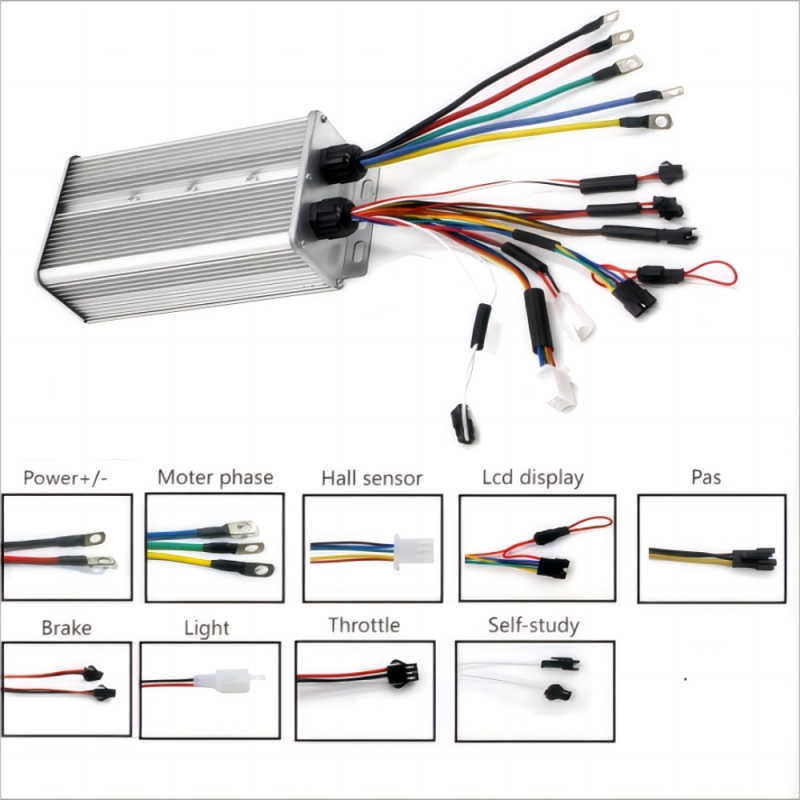 Ebike Electric Motorcycle 48V/60V/72V 60A 3Mode Waterproof Brushless Controller Lcd