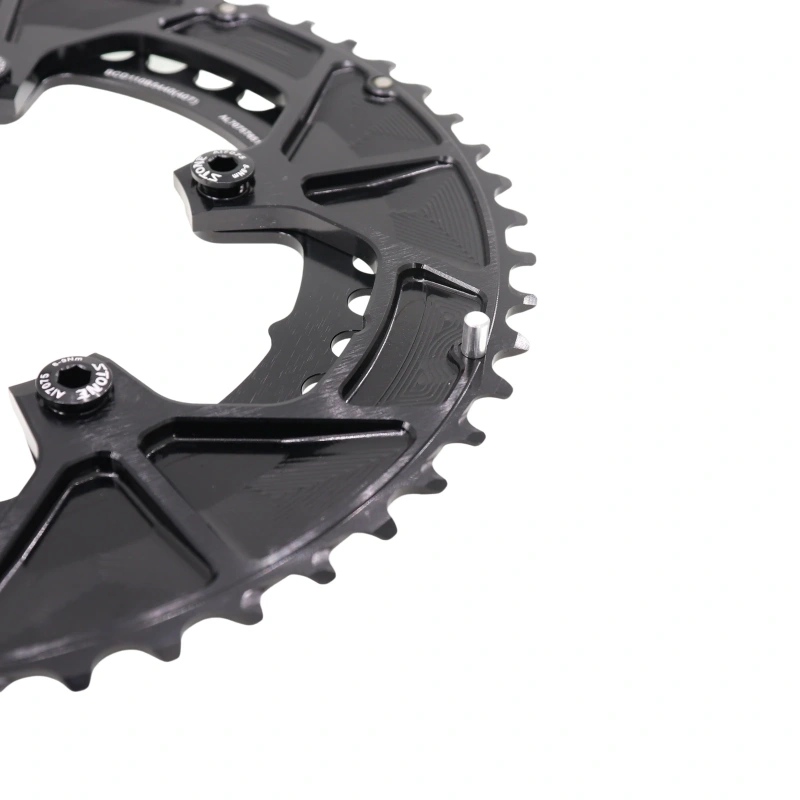 Stone 110bcd Round Double Chainring for Shimano 12S 5 Bolts Crank 12 ...