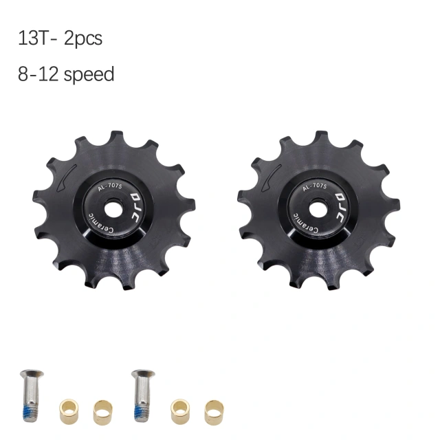 DJC 12 Speed Bike Ceramic Bearing Pulley Wheel Guide Roller Jockey 11T 12T 13T 14T MTB Road Bike ...