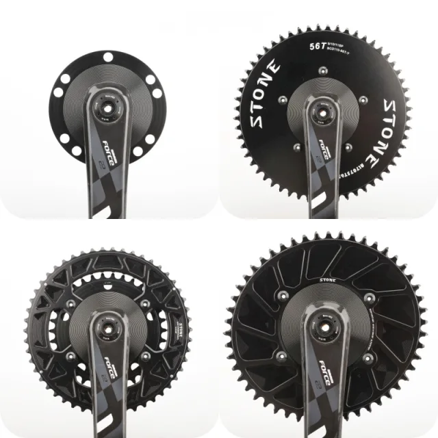 Stone Chainring Spider Adapter Converter GXP To 110BCD 4 bolts 5 Arms ...